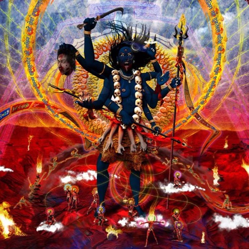 Kali And Shiva Dance