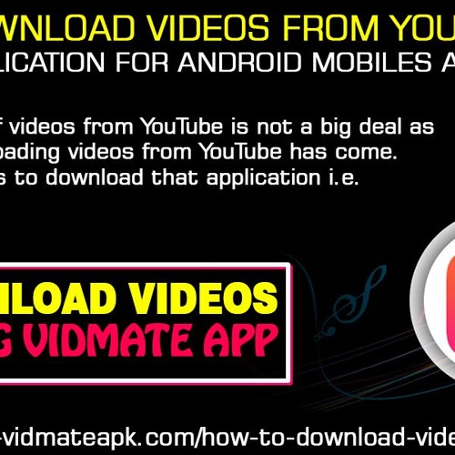 Stream How To Download Videos From YouTube Using Vidmate Application ...