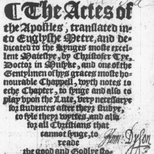 Stream Sing Unto the Lord - Tye by John Lyden | Listen online for free ...
