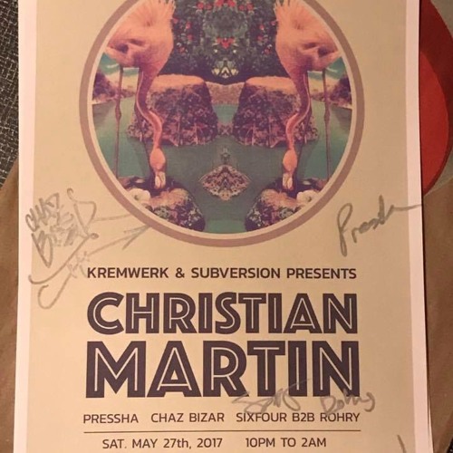 Stream Live @ Subversion w/ Christian Martin by Pressha | Listen online ...