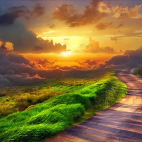 Stream give onto sth - to open in the direction of something by Media ...