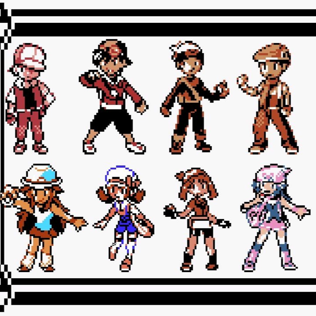 8 Bit Pokemon Trainer Sprite