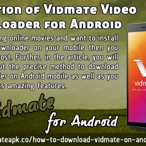 Stream Installation Of Vidmate Video Downloader For Android by ...