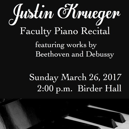 Stream St. Norbert College Music Department | Listen to Justin Krueger ...