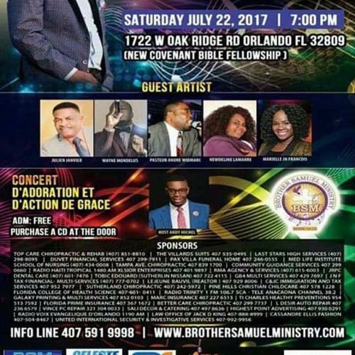 Stream Saint Espri- Pastor Widmarc Andre & JKC Louange Saumel Concert 7 ...