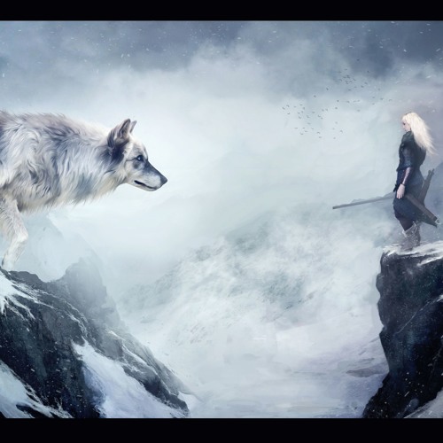 Celtic Moon And Wolf