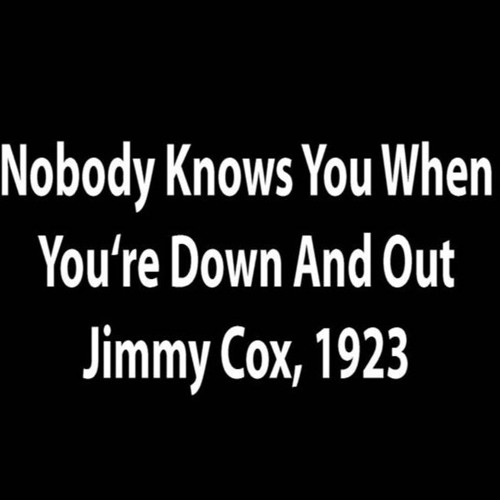 Stream Nobody Knows You When You're Down And Out 20170818 by David ...