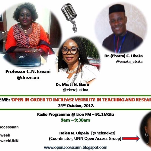 Stream UNN Open Access Week17 by Helen Eke | Listen online for free on ...