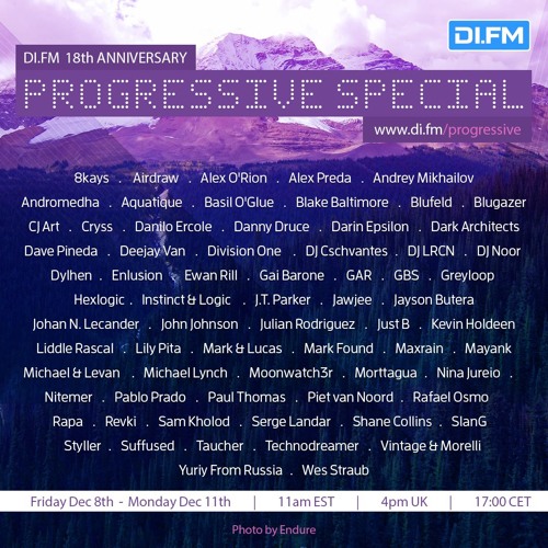 Listen to playlists featuring DI.FM 18th Anniversary Progressive ...