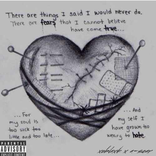 Heart Falling Apart Drawing