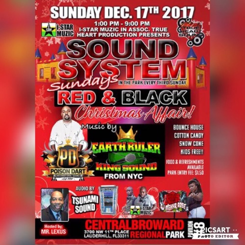 Stream SOUND SYSTEM SUNDAYS IN THE PARK-POISON DART-EARTH RULER-MEIKKA ...