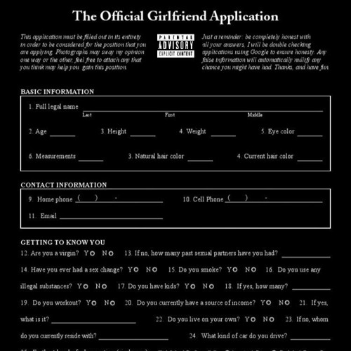 The Official Girlfriend Application