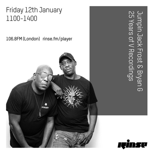 Stream Jumpin Jack Frost & Bryan Gee: 25 Years of V Recordings - 12th January 2018 by Rinse FM ...