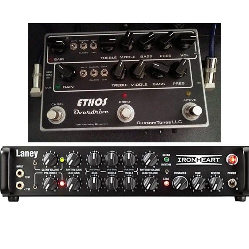 Stream Ethos Overdrive Preamp + Laney IRT Studio Power amp input by ...