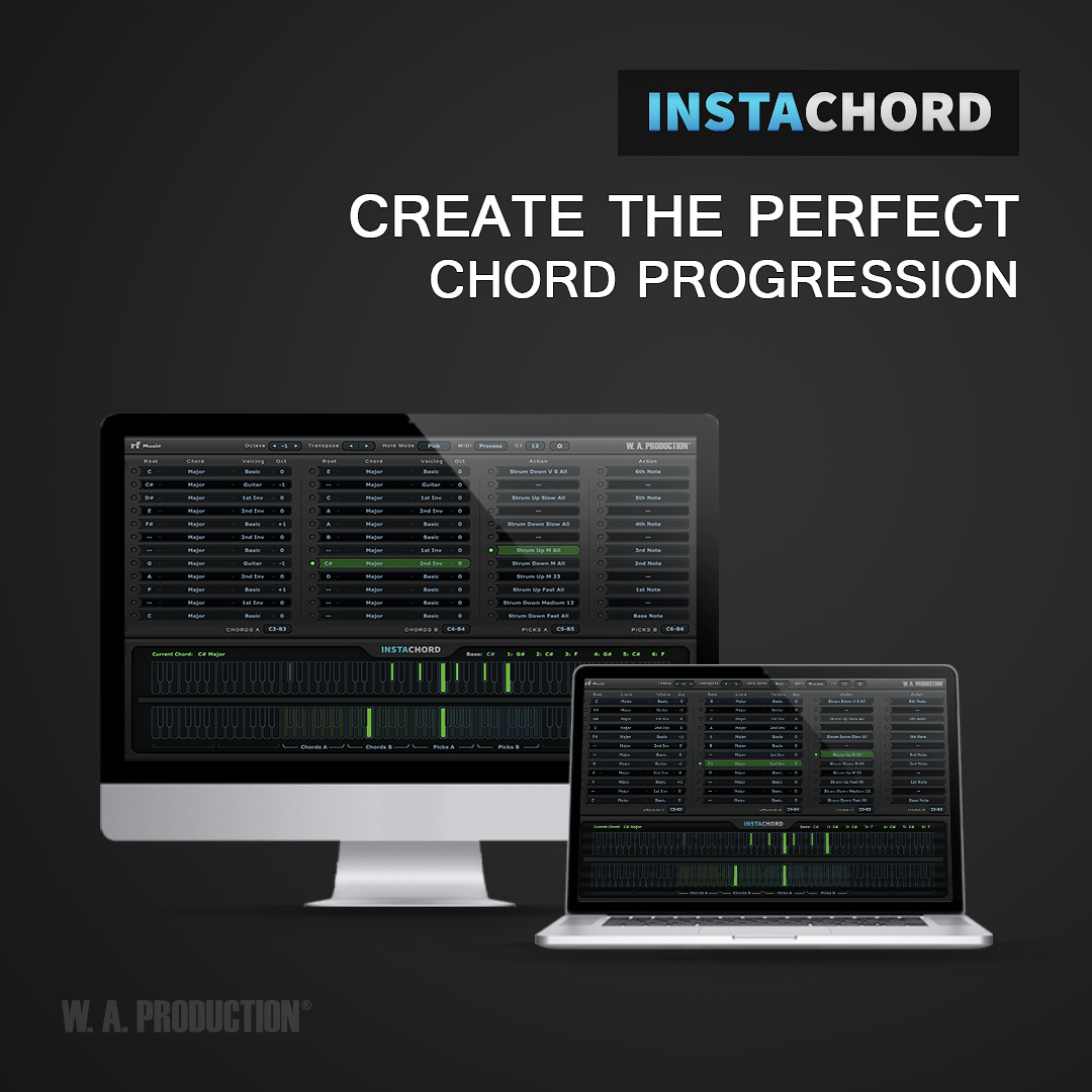 Stream InstaChord | Create The Perfect Chord Progression (VST, AU) by W ...
