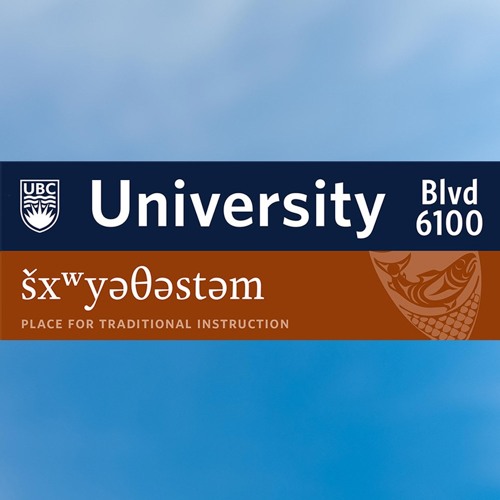 Stream Musqueam street signs - University Boulevard - šxʷyəθəstəm by ...