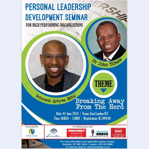 Stream Mr Gcinumzi Qotywa On Personal Leadership Seminar by Keith Ngesi ...