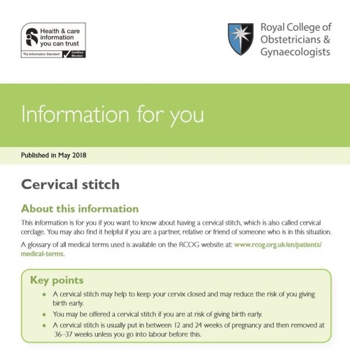 Cervical Stitch by RCOG | Free Listening on SoundCloud