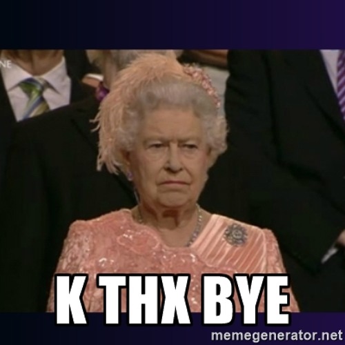 K Bye Meme