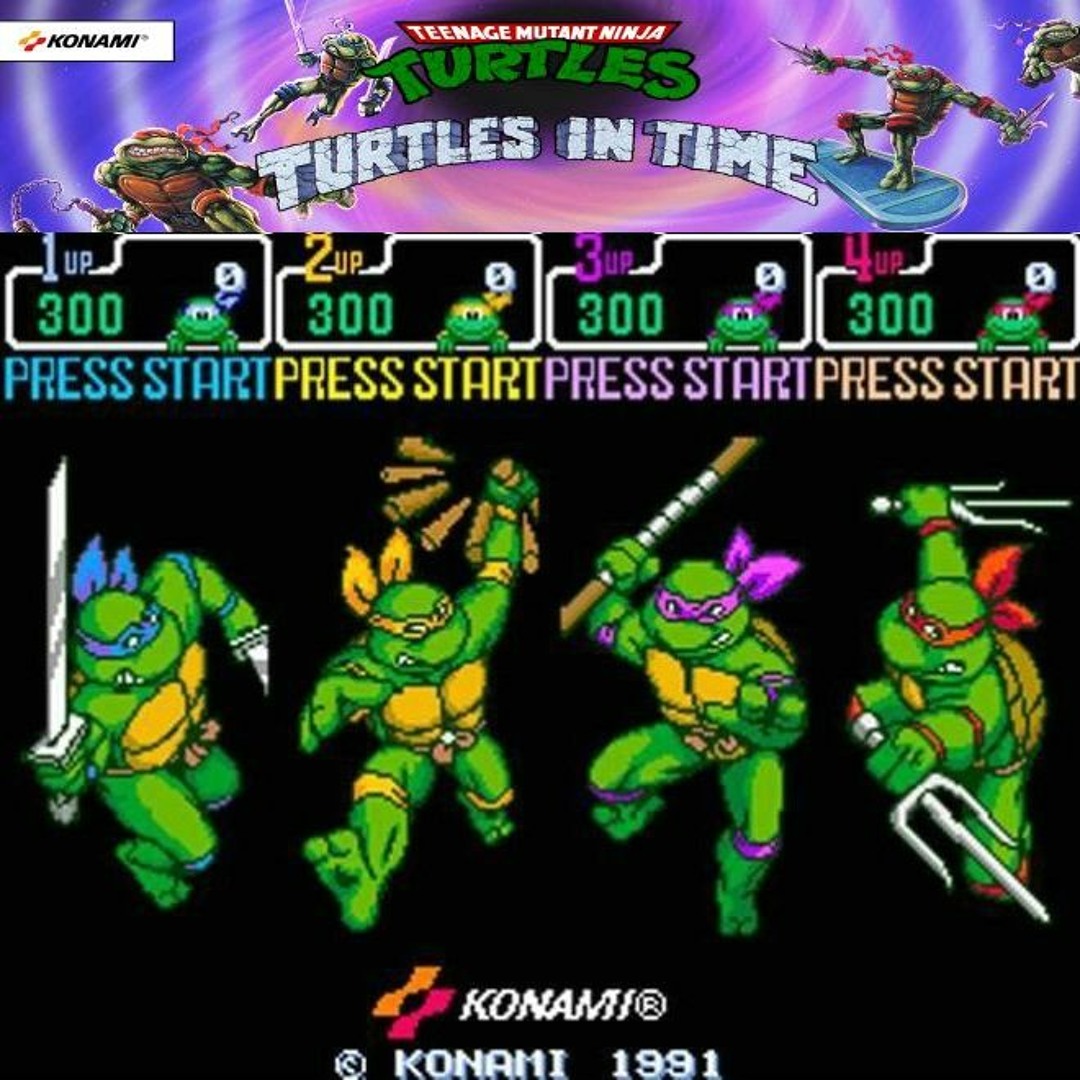 Stream TMNT IV:Turtles In Time (Arcade)- Character Select by April O ...