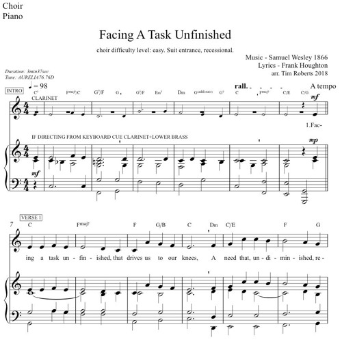 Stream Facing A Task Unfinished ( Samuel Welsey 1866 Lyrics Frank ...