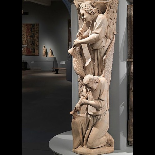 Stream 84.2: Pilasters of Angels Sounding Trumpets from the Parapet of ...