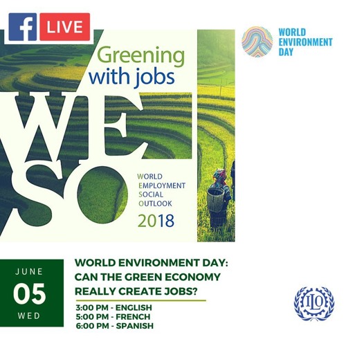 Stream ILO Facebook Live: 5 June - World Environment Day 2018 by ...