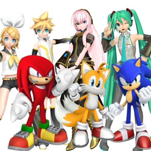 Hatsune Miku And Sonic