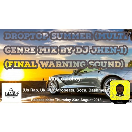 Stream DROPTOP SUMMER (MULTI GENRE MIX 2018 BY DJ JHEN-I) (FINAL ...