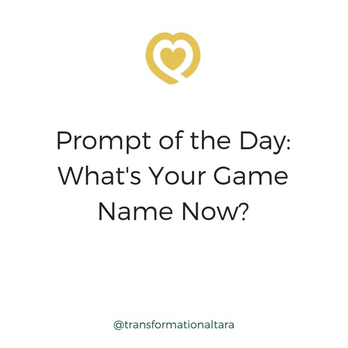 Stream Writing Prompt of the Day Whats Your Game Name Now .wav by Tara ...