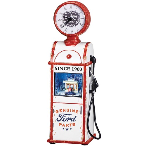 Stream Ford Vintage Gas Pump Clock Christmas Musical by Johnson Smith ...