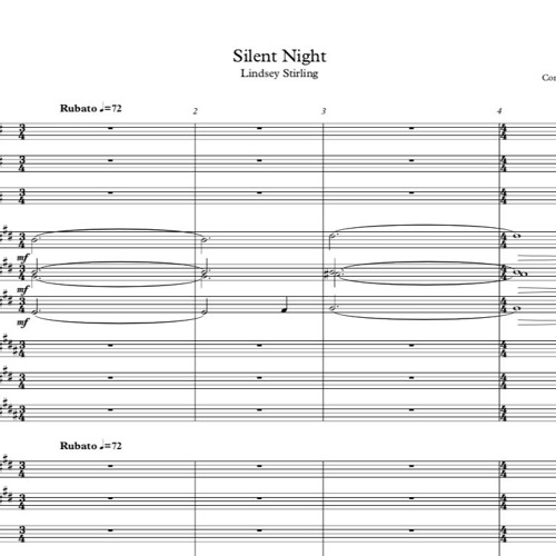 Stream Silent Night for Band by Lindsey Stirling Sheet Music | Listen ...