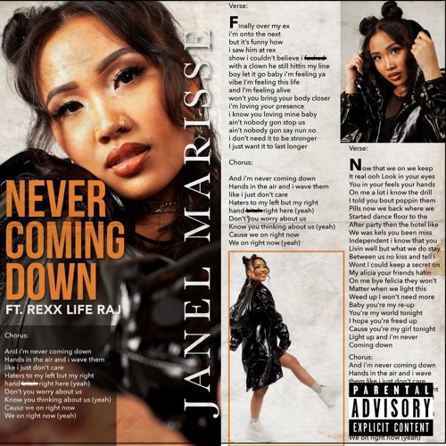 Stream Never Coming Down Feat Rexx Life Raj By Janel Marisse Listen