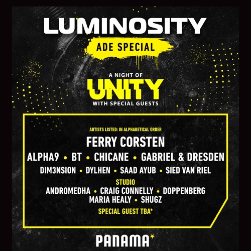 Stream Luminosity Events | Listen to Luminosity presents A Night Of ...