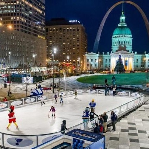 Stream Gateway Arch Park: Winterfest Ice Rink by KTRS 550am | Listen ...