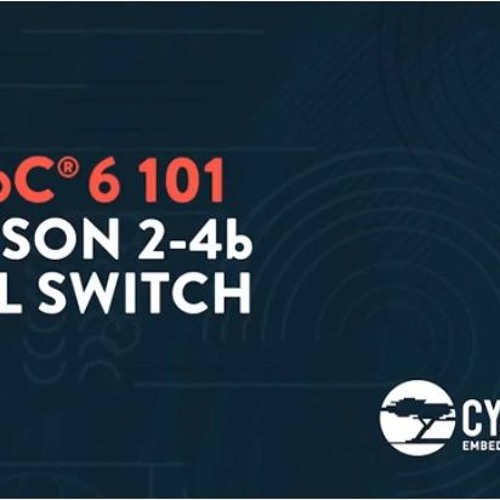 Stream Cypress: PSoC 6 101: Lesson 2-4b Implementing Kill Switch into BLE Controlled Robotic Arm ...