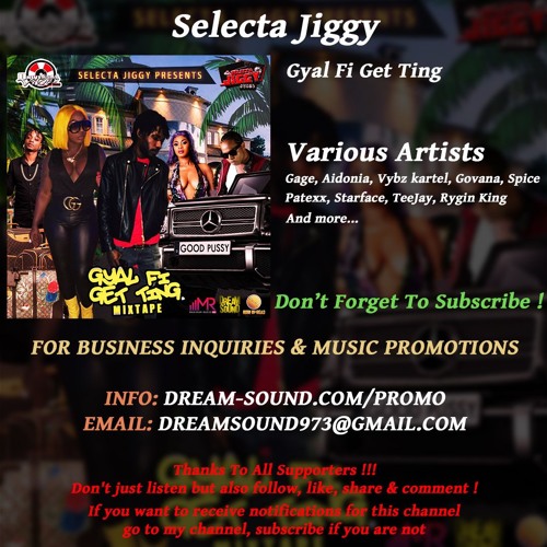 Stream Selecta Jiggy - Gyal Fi Get Ting (Dancehall Mixtape 2018) by Dream-Sound Media Mixtape ...