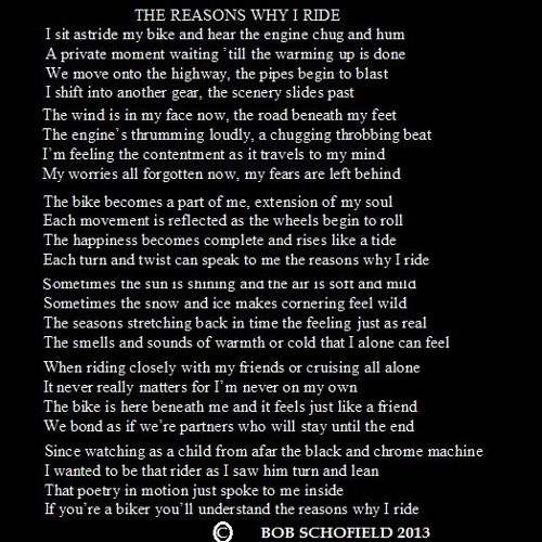 Stream The reasons why I ride by Bob Schofield | Listen online for free ...