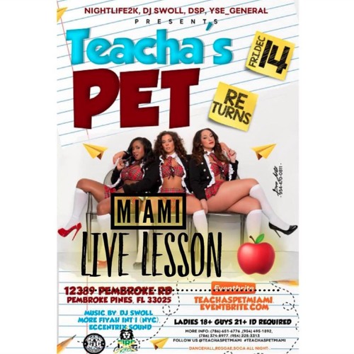 Stream episode TEACHAS PET LIVE AUDIO MIAMI, FL !!! 12*14*18 Power By ...