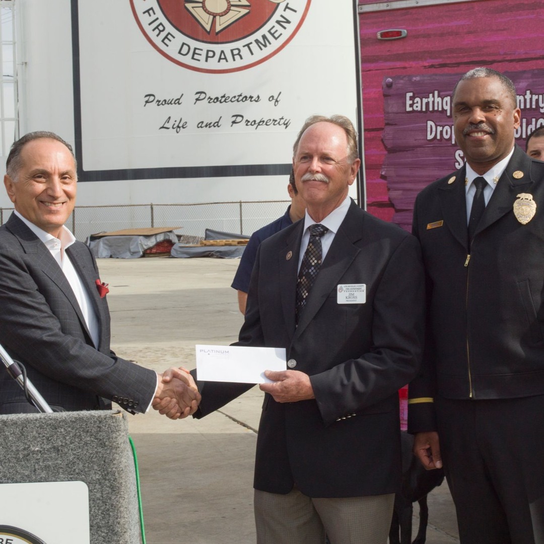 Stream David Delrahim & the LA County Fire Department Donation by Vahid ...