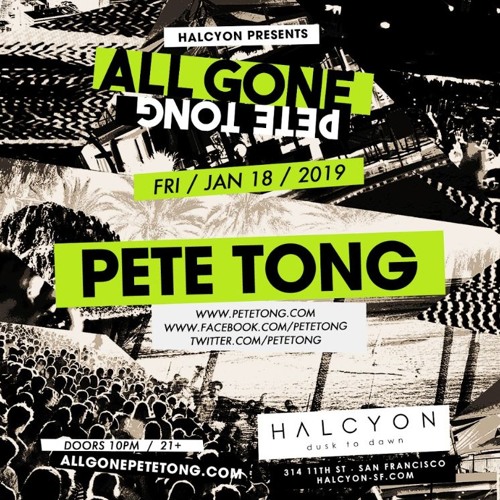 Stream 063 Halcyon SF Live - Pete Tong by Halcyon SF | Listen online for free on SoundCloud