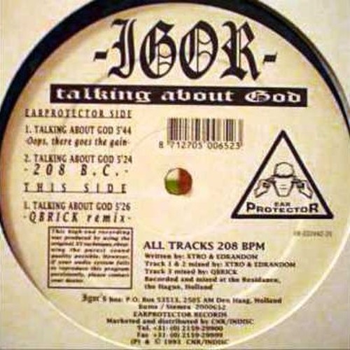 Igor - Talking About God - Listen to music