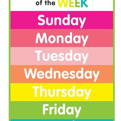 Stream Days of the week audio 1 by mimimiranda69 | Listen online for ...