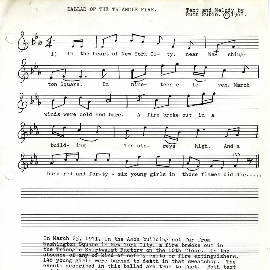 Stream Ballad of the Triangle Fire by YIVO Sound Archive | Listen ...