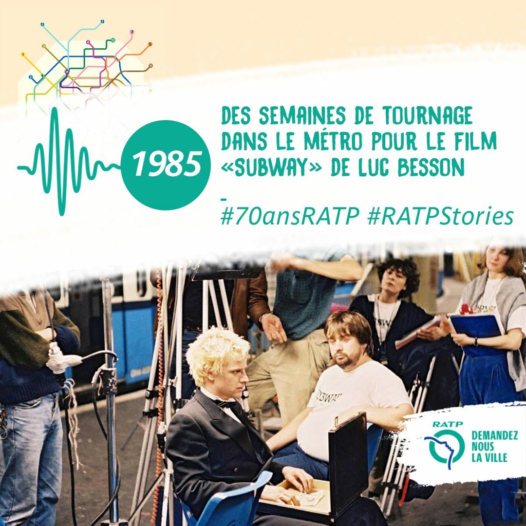 Stream #RATPStories - 1985, des semaines de tournage dans le métro pour ...