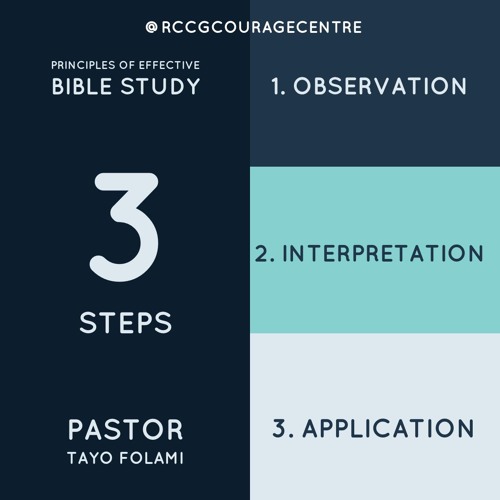 Stream Principles of effective bible study - part 3 - Application by ...