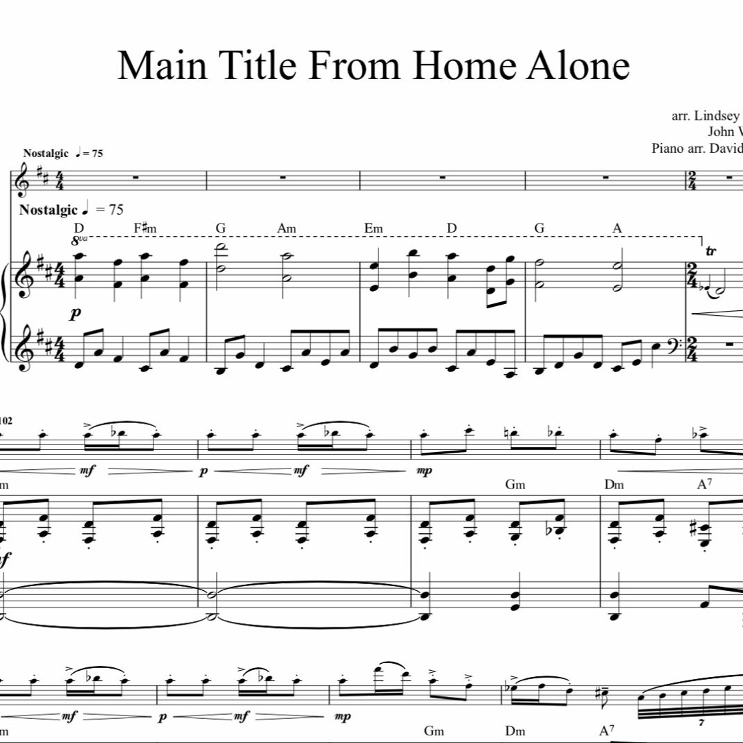 Stream Home Alone Theme Piano Accompaniment Sample by Lindsey Stirling ...