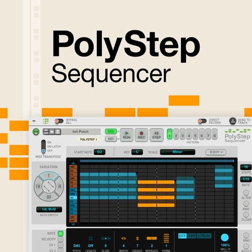 Stream Reason Studios | Listen to PolyStep Sequencer Rack Extension playlist online for free on ...
