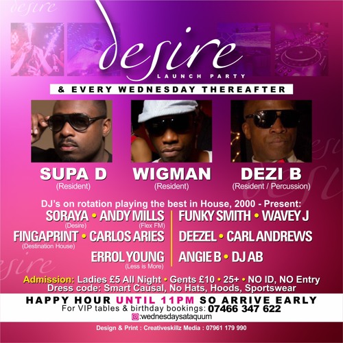 Stream DESIRE SUPA D B2B WIGMAN LIVE RECORDING by DJ SUPA D | Listen ...