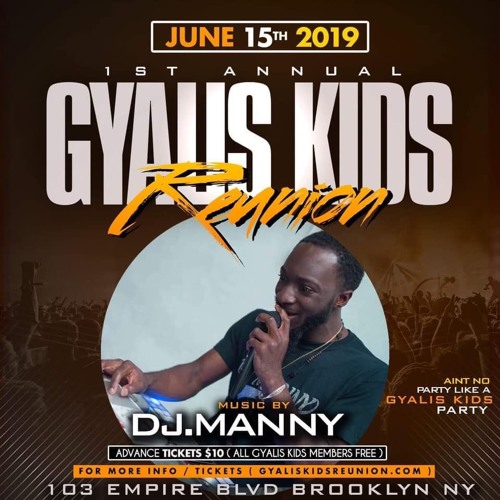 Stream LIVE @GYALIS KIDS REUNION W/ DJ RICH "RATED R" by DJ MANNY FI DI ...